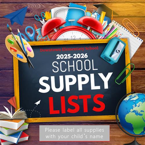 2025-26 School Supply Lists