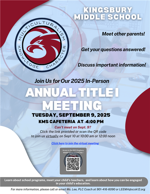 Annual Title I Meeting Information