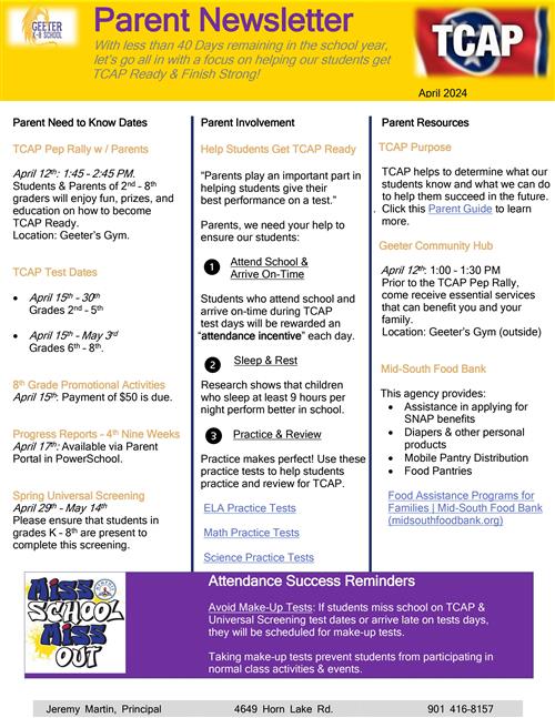 Geeter K-8 School / Homepage